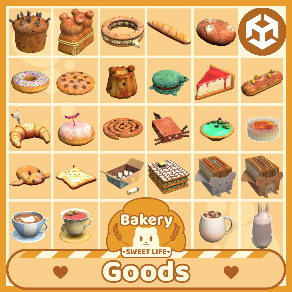ArtStation - Sweet Life : Bakery : Goods