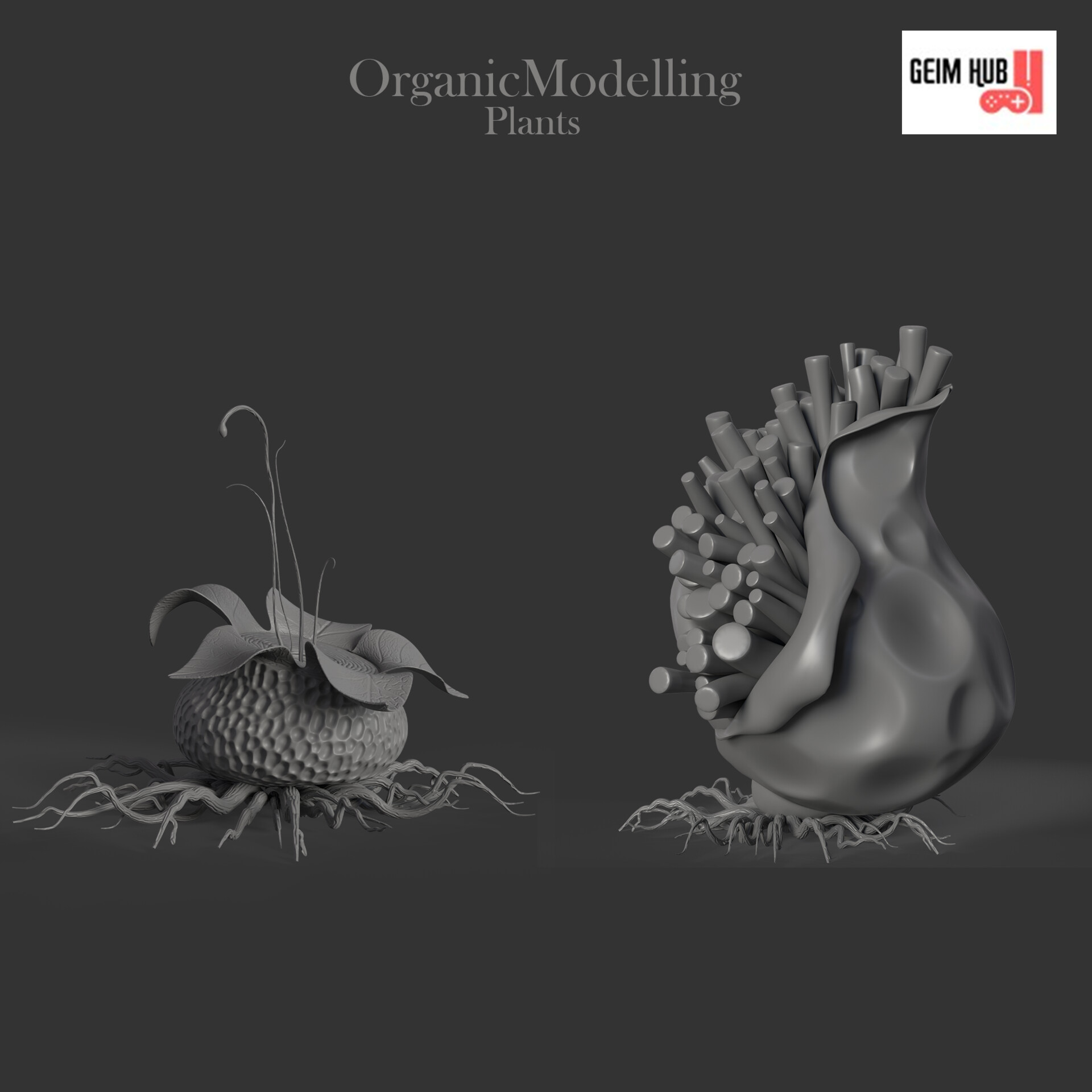ArtStation - Organic Modelling - Plants