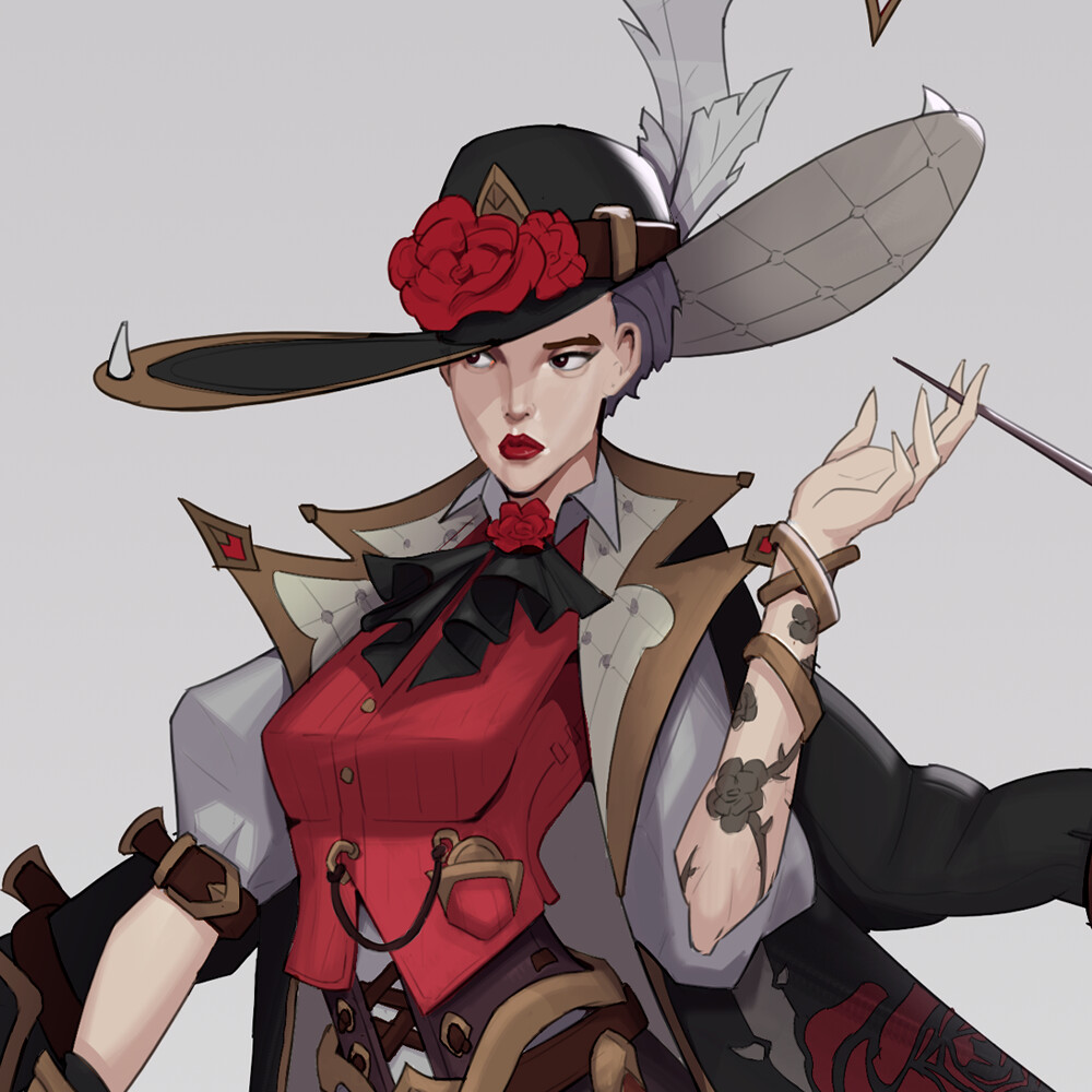 ArtStation - lady Rose