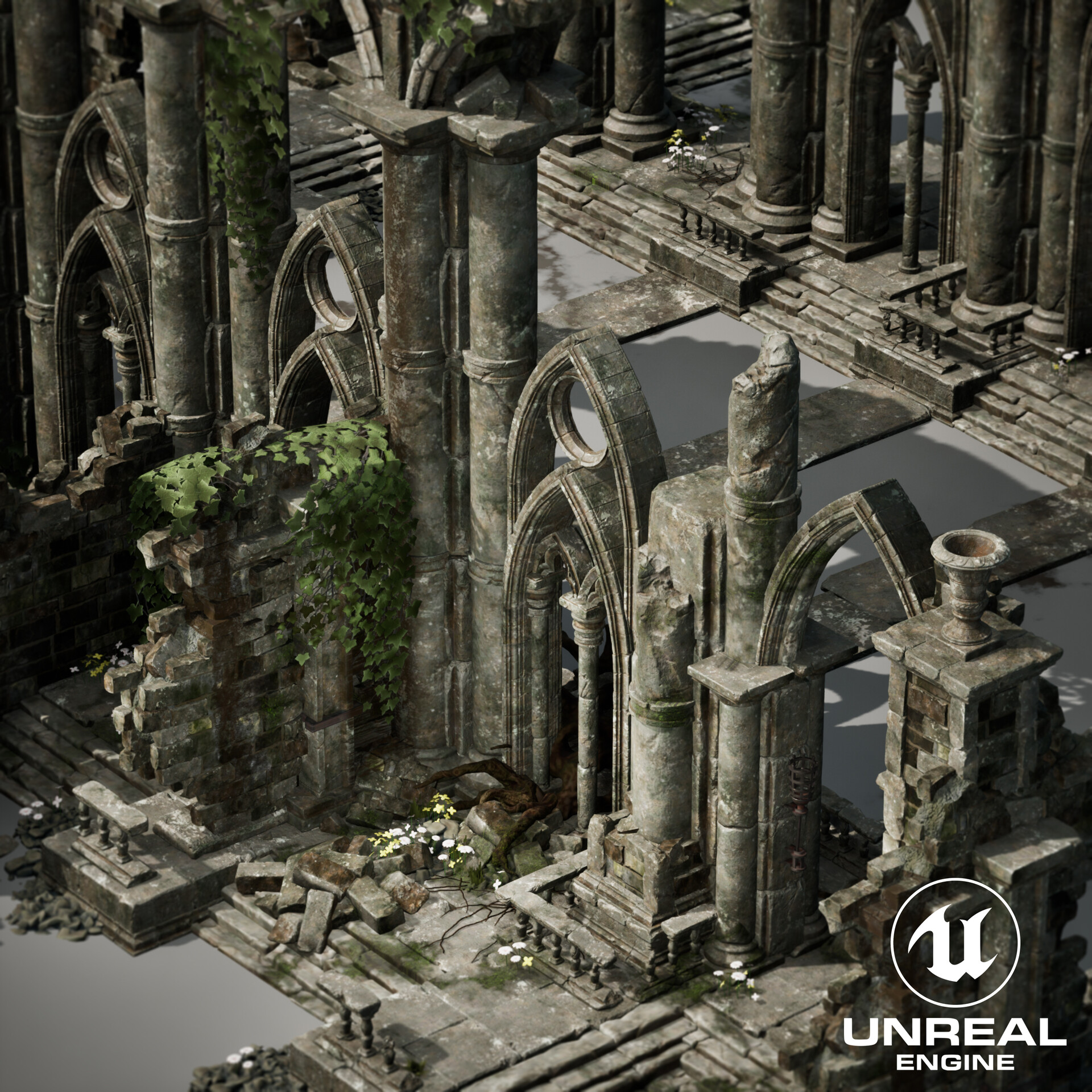 ArtStation - Stylized Modular Ruins