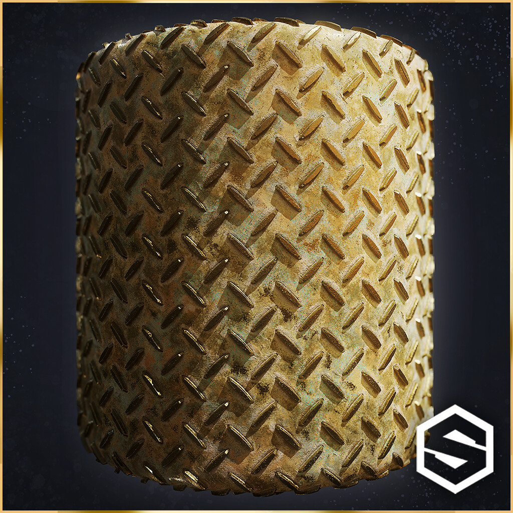 ArtStation - Rusty Metal - Substance Designer 2024