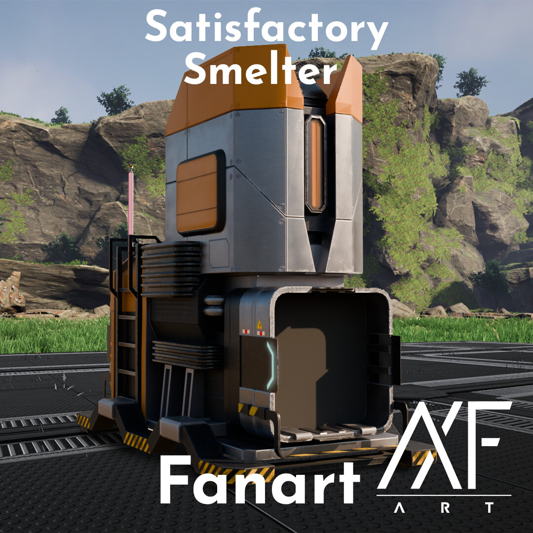 ArtStation - Satisfactory Smelter(Fanart)