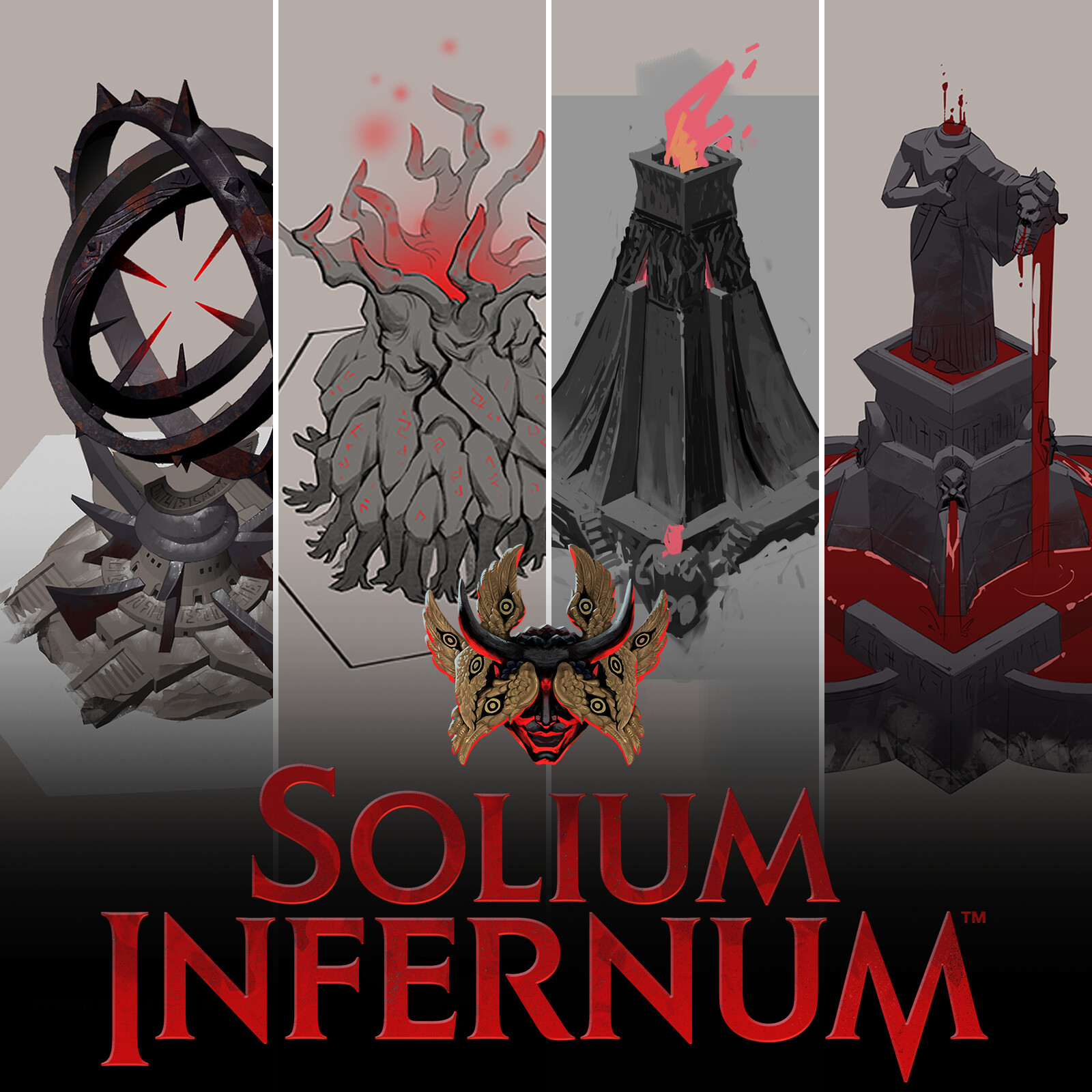 ArtStation - Environment concept art for Solium Infernum
