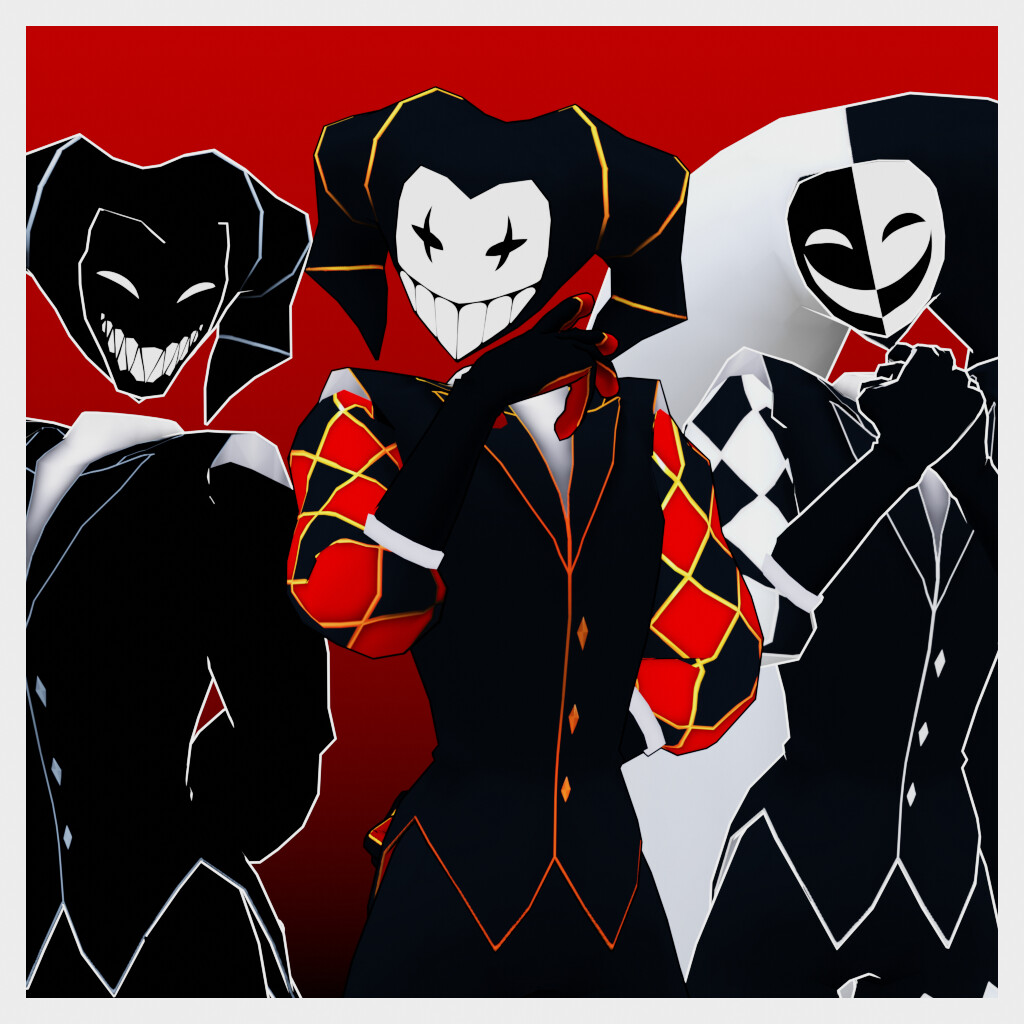 ArtStation - Customizable Jester | VRChat Avatar