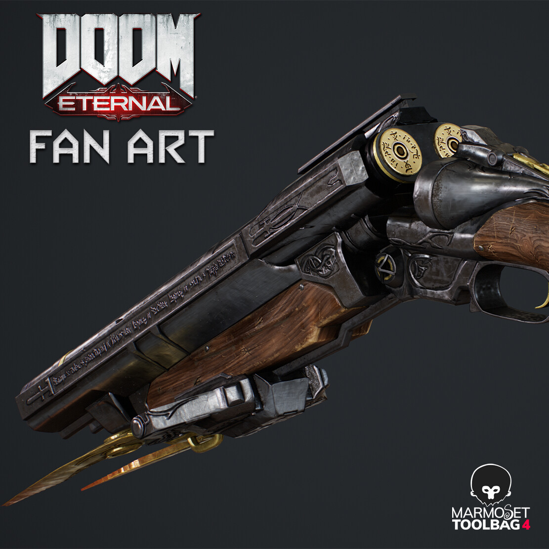 ArtStation - Super Shotgun Fan Model