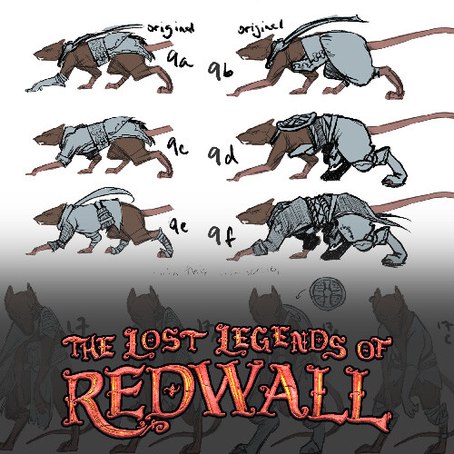 ArtStation - Redwall: Developing Rats