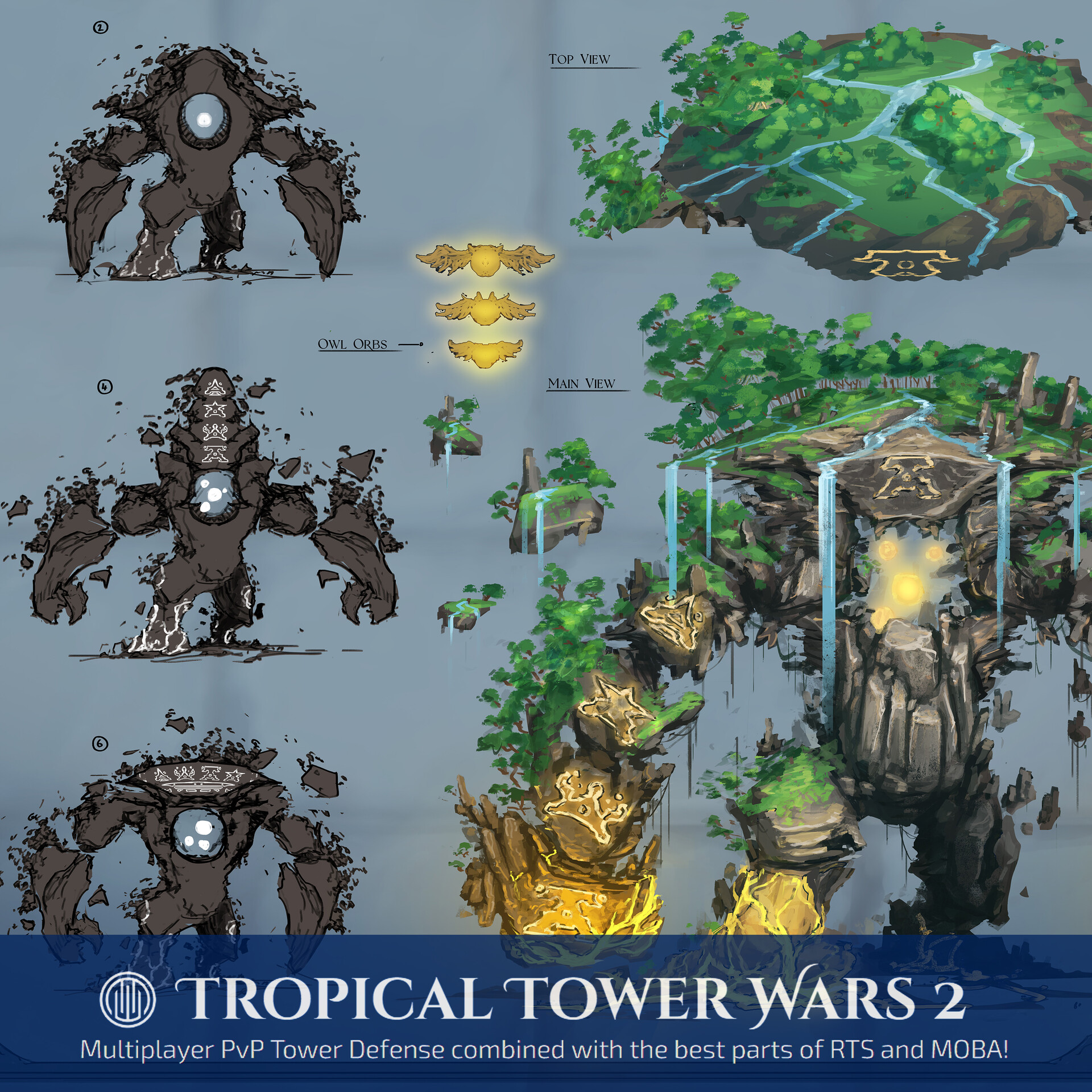 ArtStation - Life Elemental (Tropical Tower Wars 2)