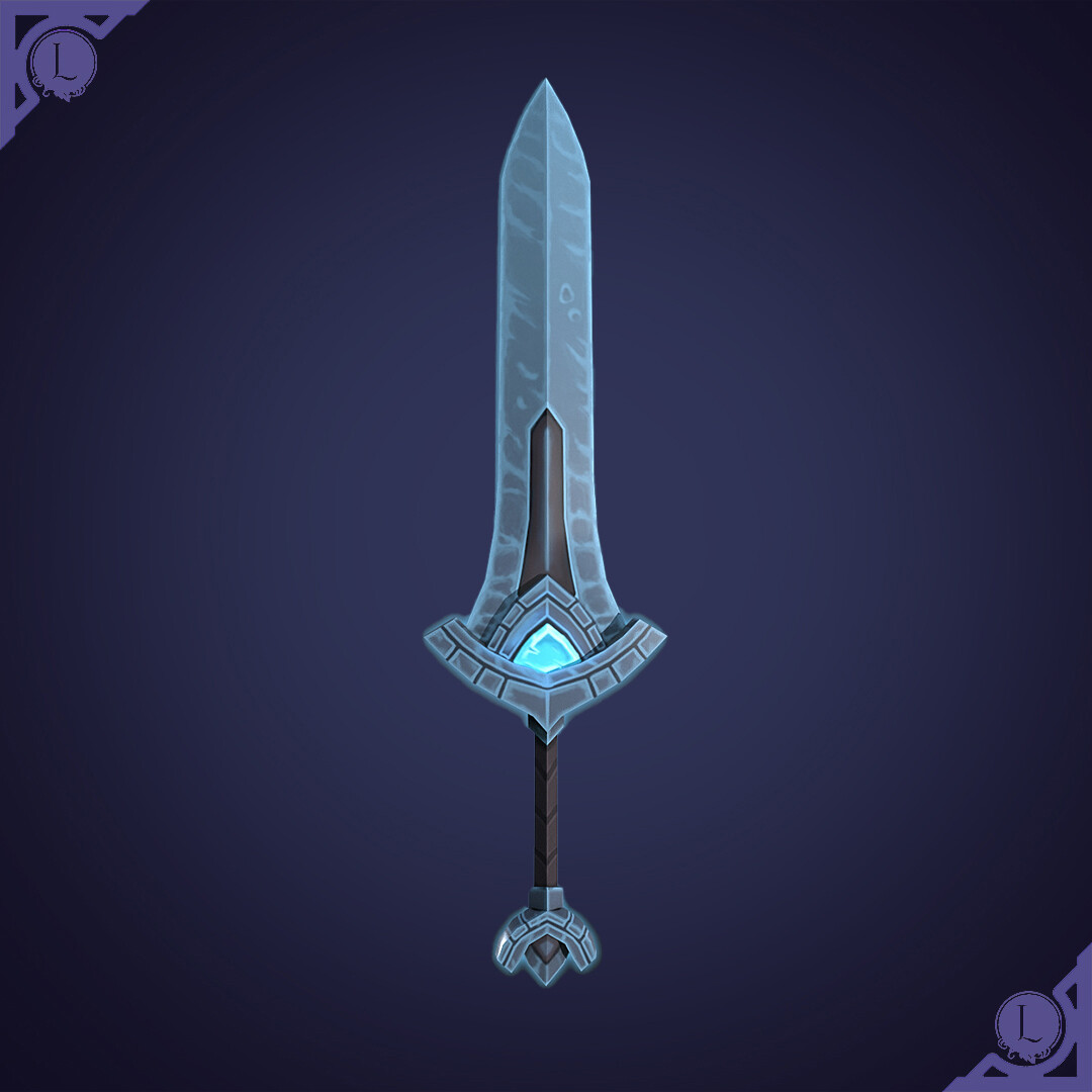 ArtStation - Stylized Hand-Painted Sword