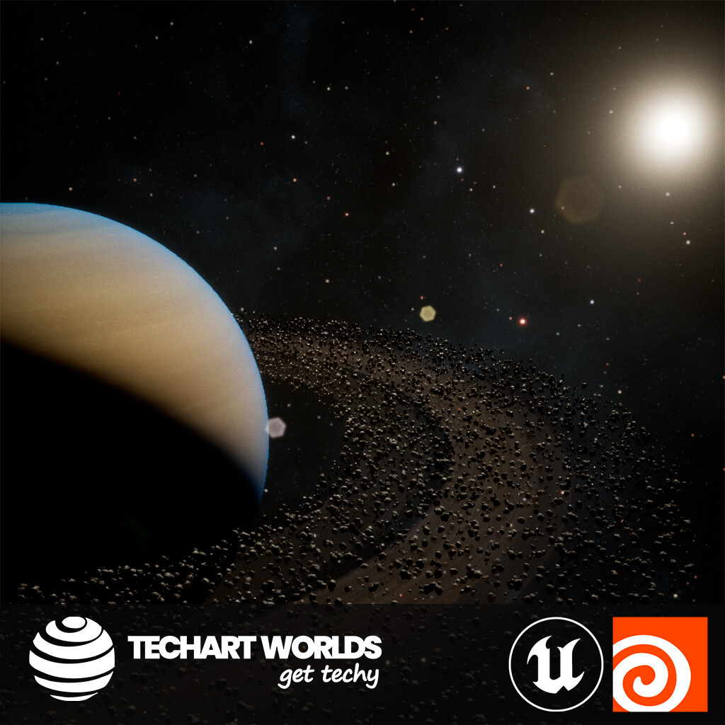 ArtStation - Procedural Asteroid Belt