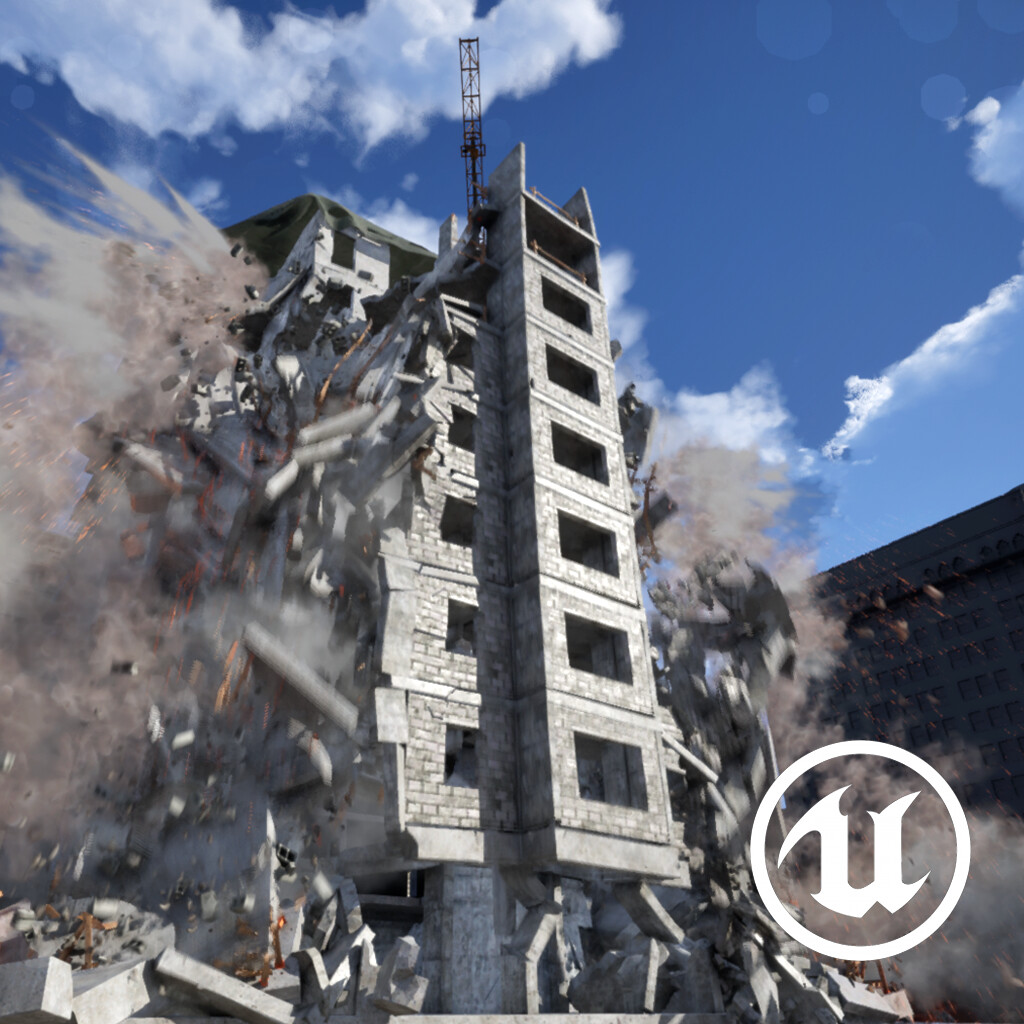 ArtStation - Building Collapse