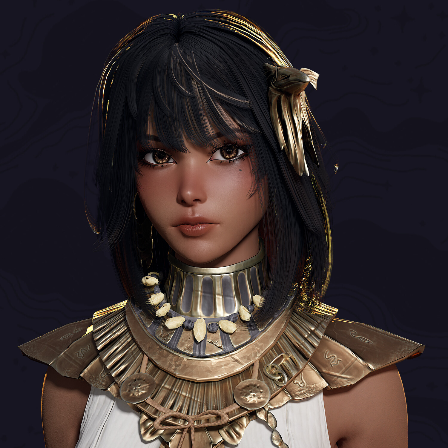 ArtStation - Ancient Girl Zariya - Game Ready