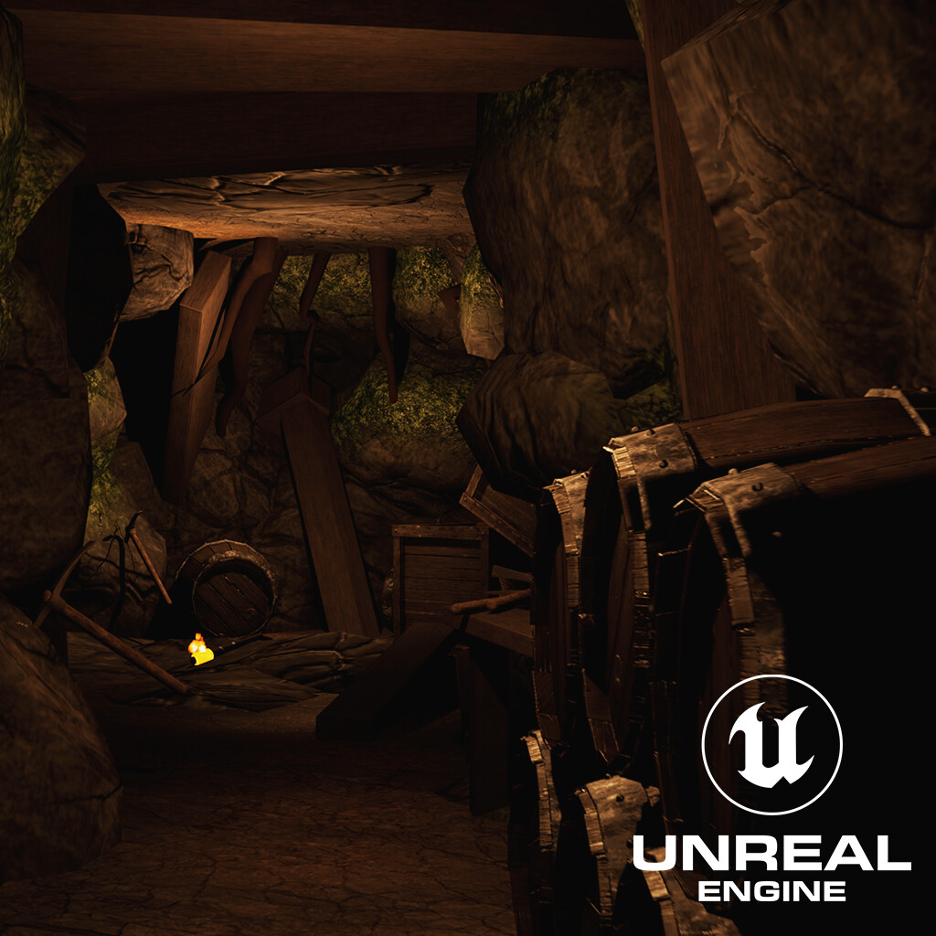 ArtStation - Elder Gleam VR | ONE Week Environment Art | Caves & Curiosities