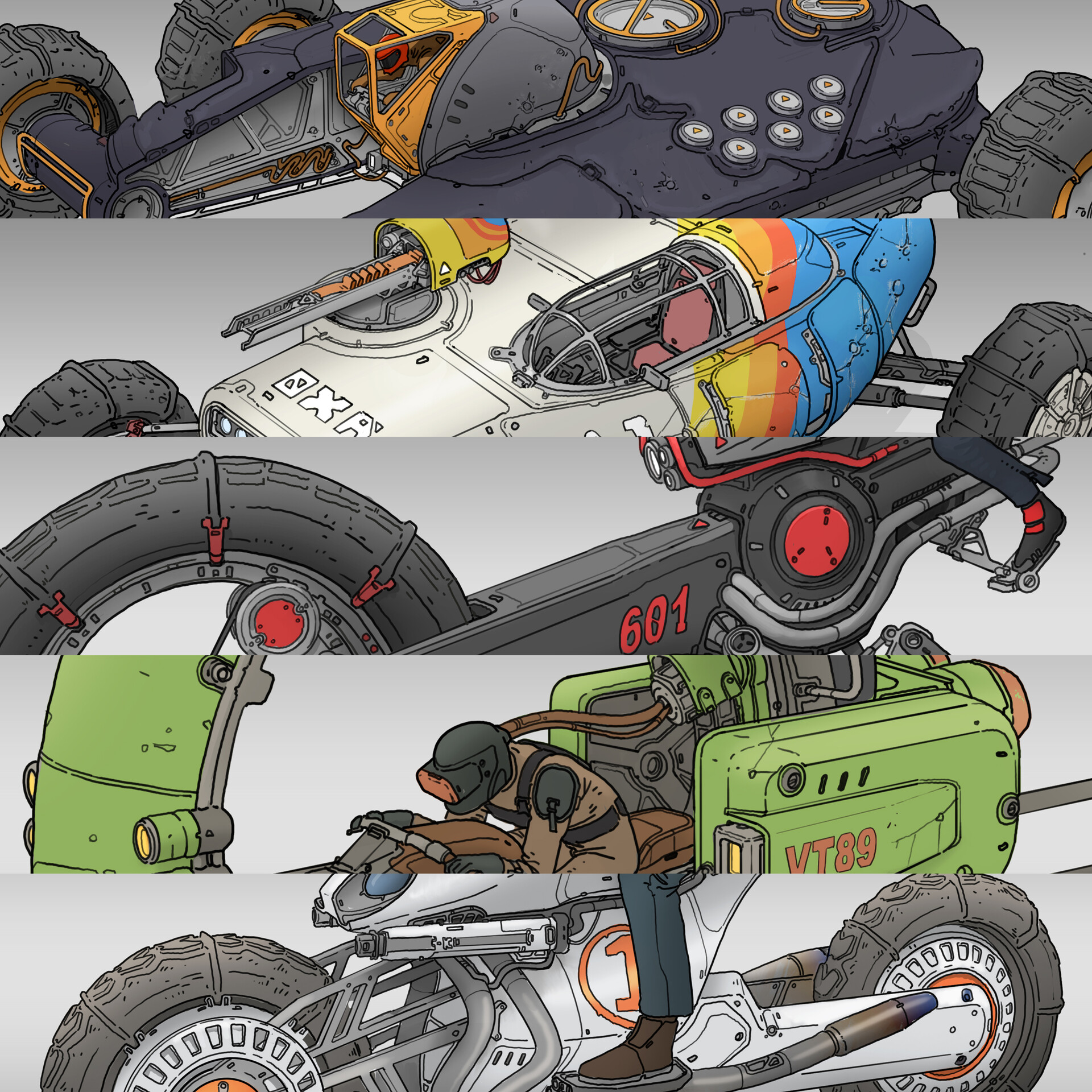 ArtStation - Dust Racers
