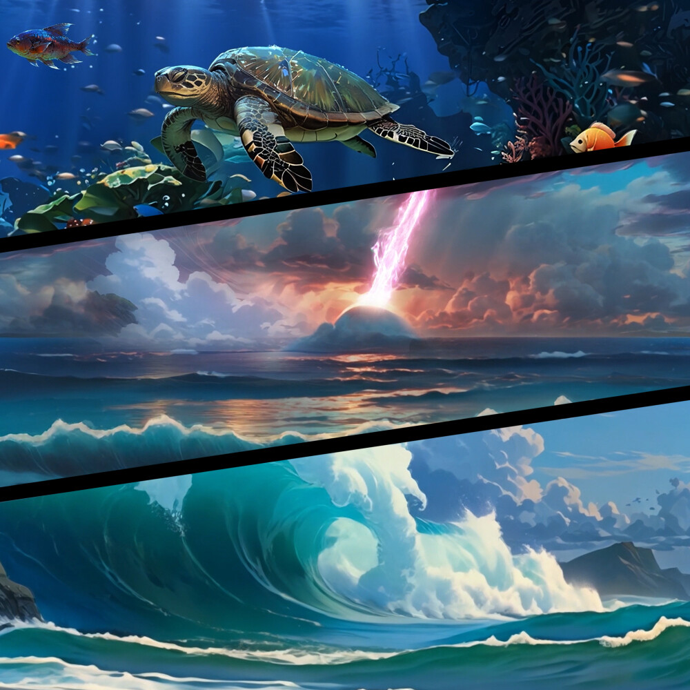 ArtStation - What happened to the Ocean - animation movie frames