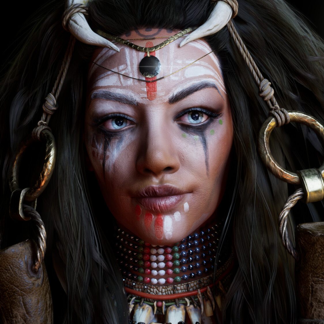 ArtStation - The Tribal Queen
