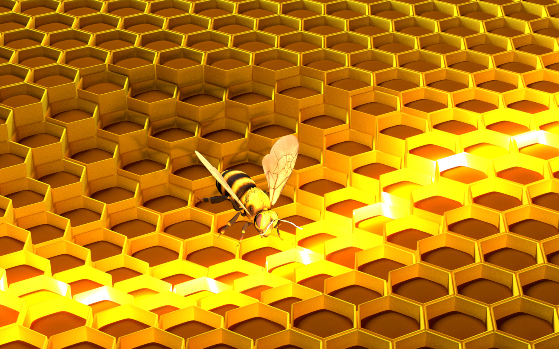 ArtStation - Honey Bee