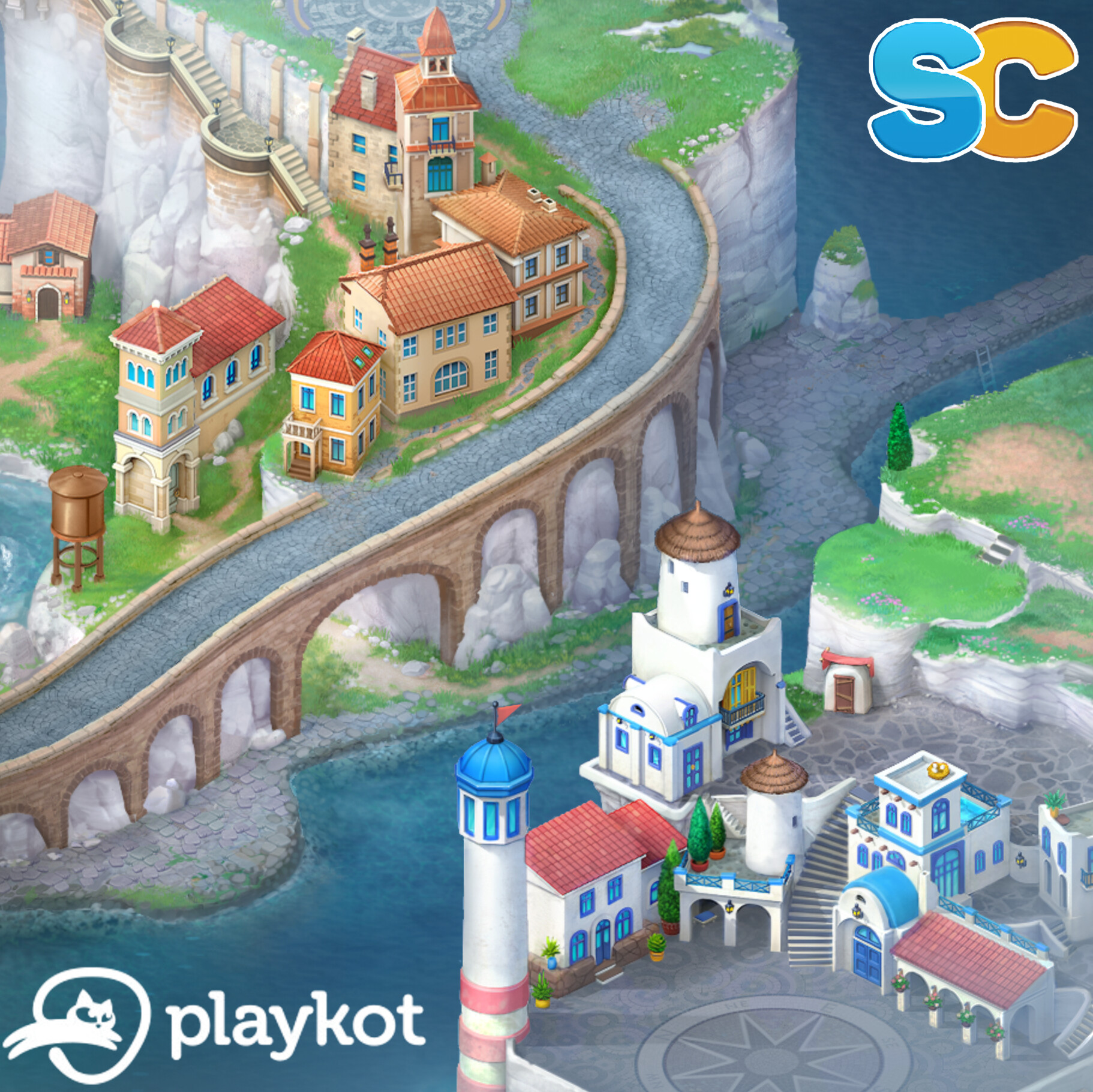 ArtStation - Island towns