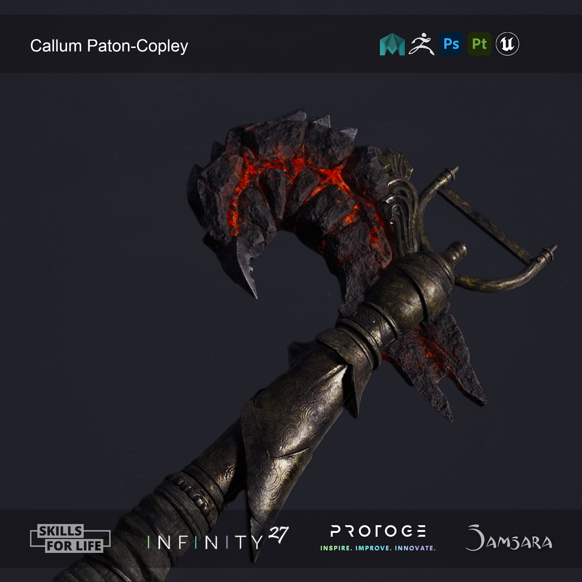 ArtStation - INFINITY27: Samsara - Iron Hook 'Lava' Goad