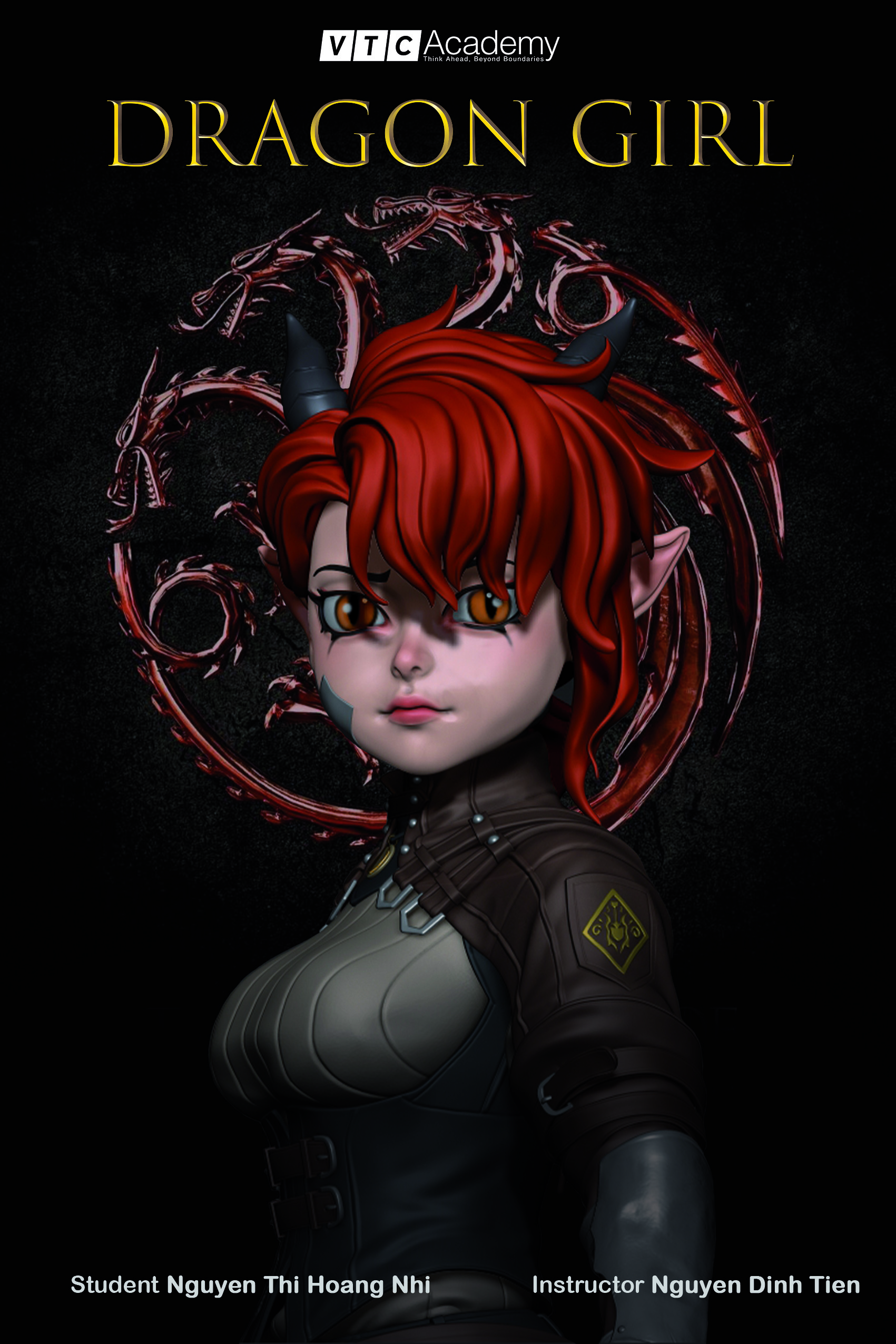 ArtStation - 'Dragon Girl'- Character