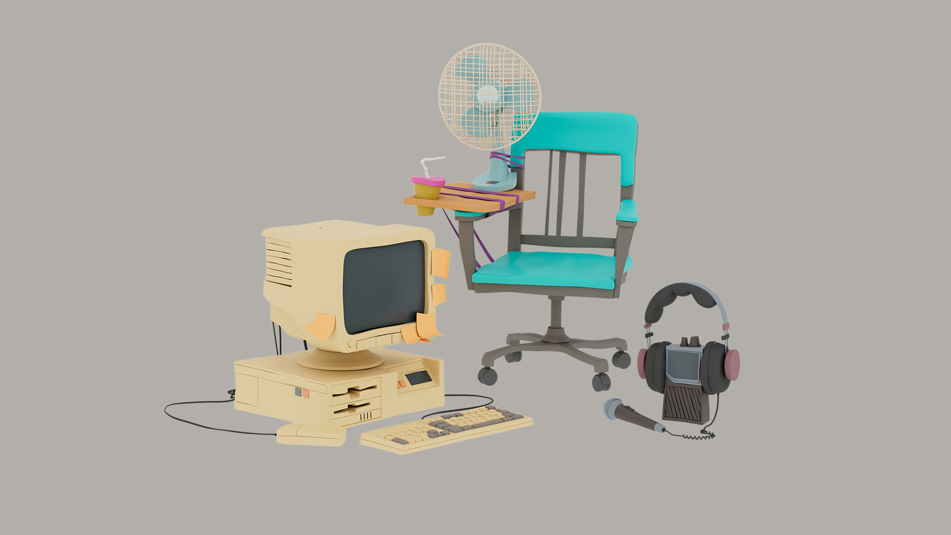 ArtStation - Computer Props