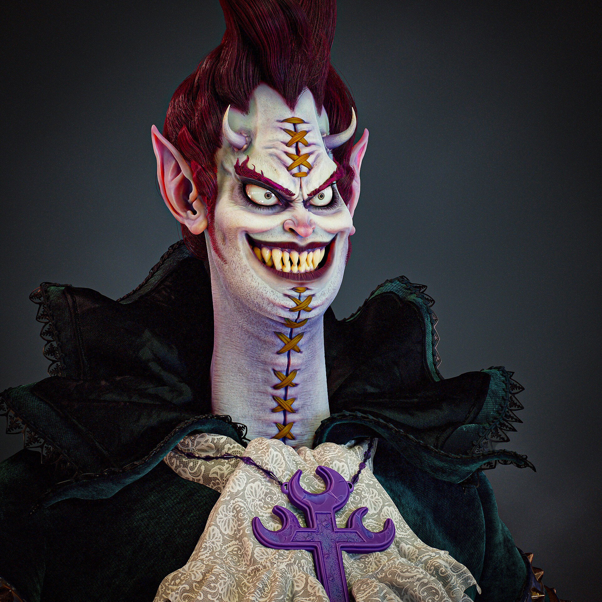 ArtStation - 😈Gecko Moria 🦇Kiii shiii shiii shiii! 🦇/ One Piece / Fan ART 5