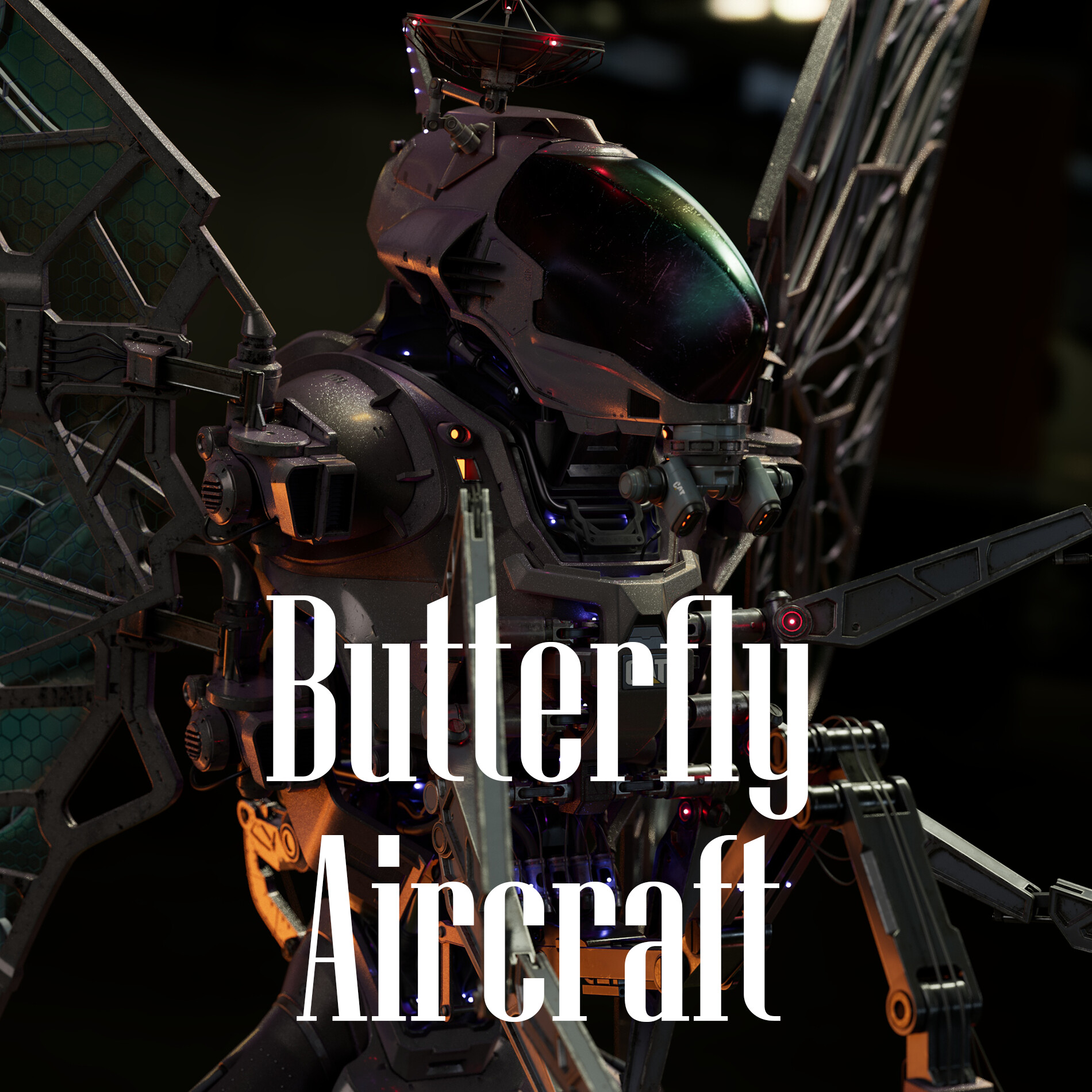 ArtStation - Butterfly Aircraft