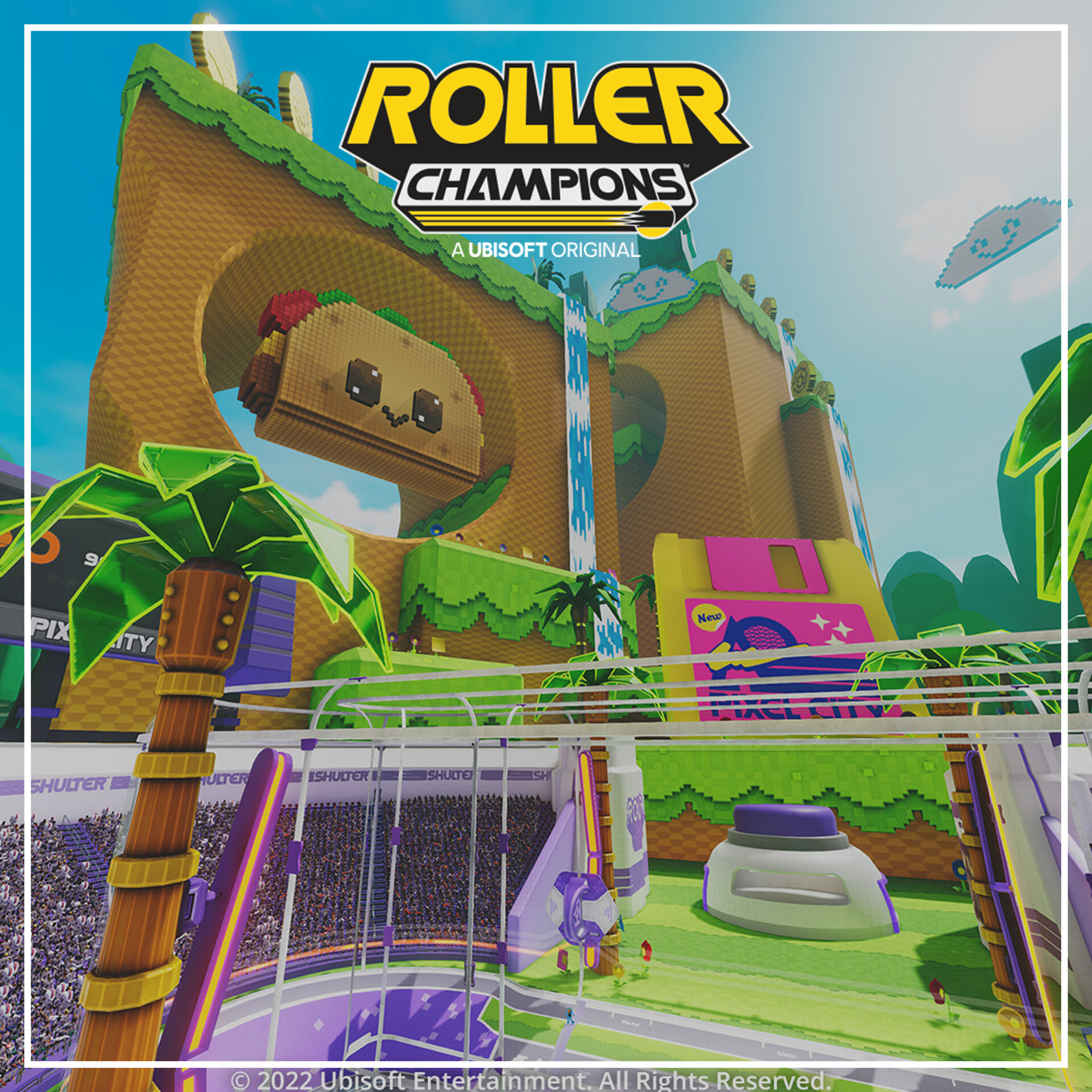 ArtStation - ROLLER CHAMPIONS - PIXEL CITY