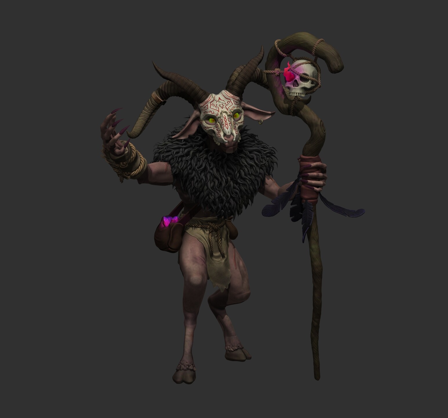 ArtStation - Goatman Shaman
