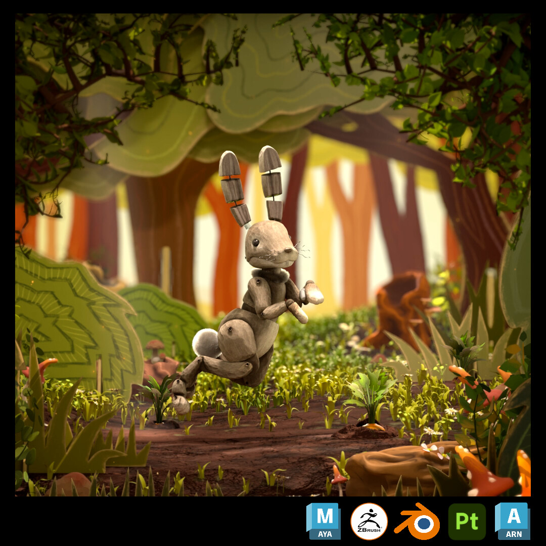 ArtStation - Rabbit Puppet