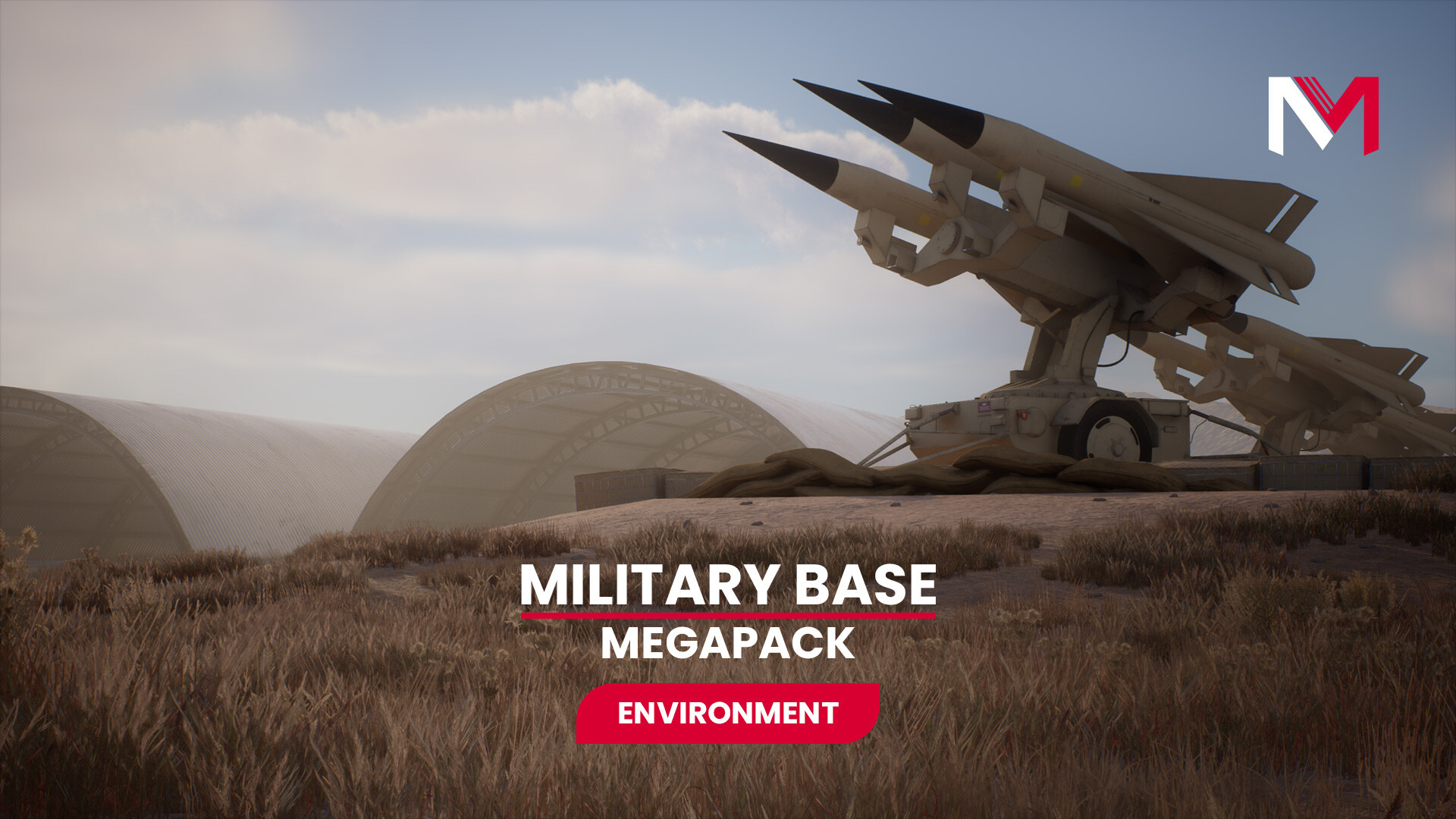 ArtStation - Military Base - Megapack