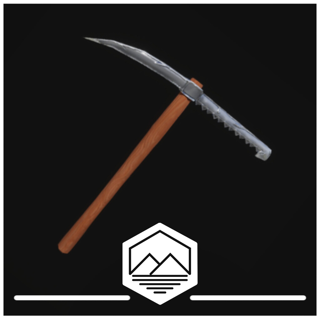 ArtStation - Project Titan - Bone Mine Pickaxe