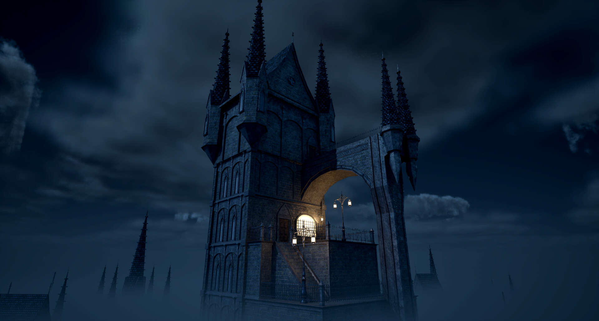 ArtStation - Bloodborne Inspired Tower