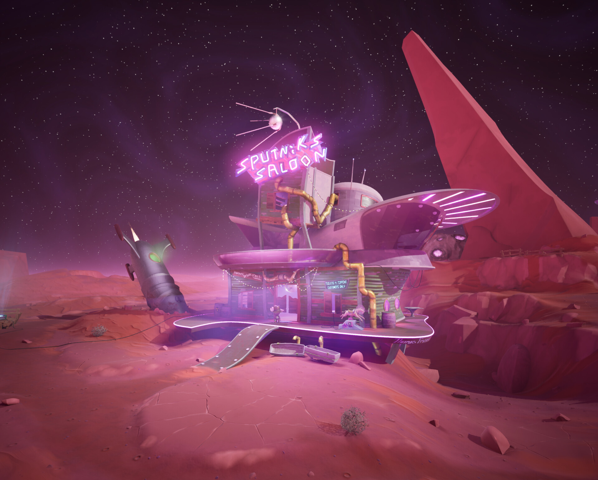 ArtStation - Sputnik's Saloon