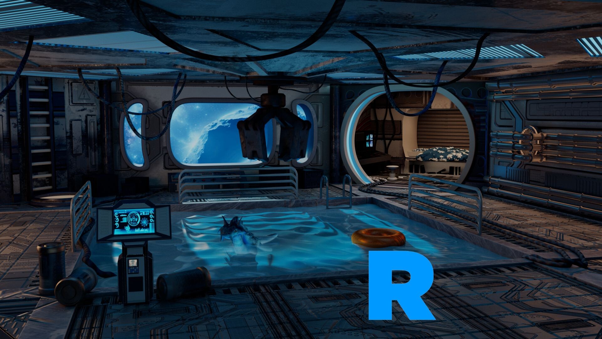 ArtStation - SpaceRoom Project / Pixar's Renderman