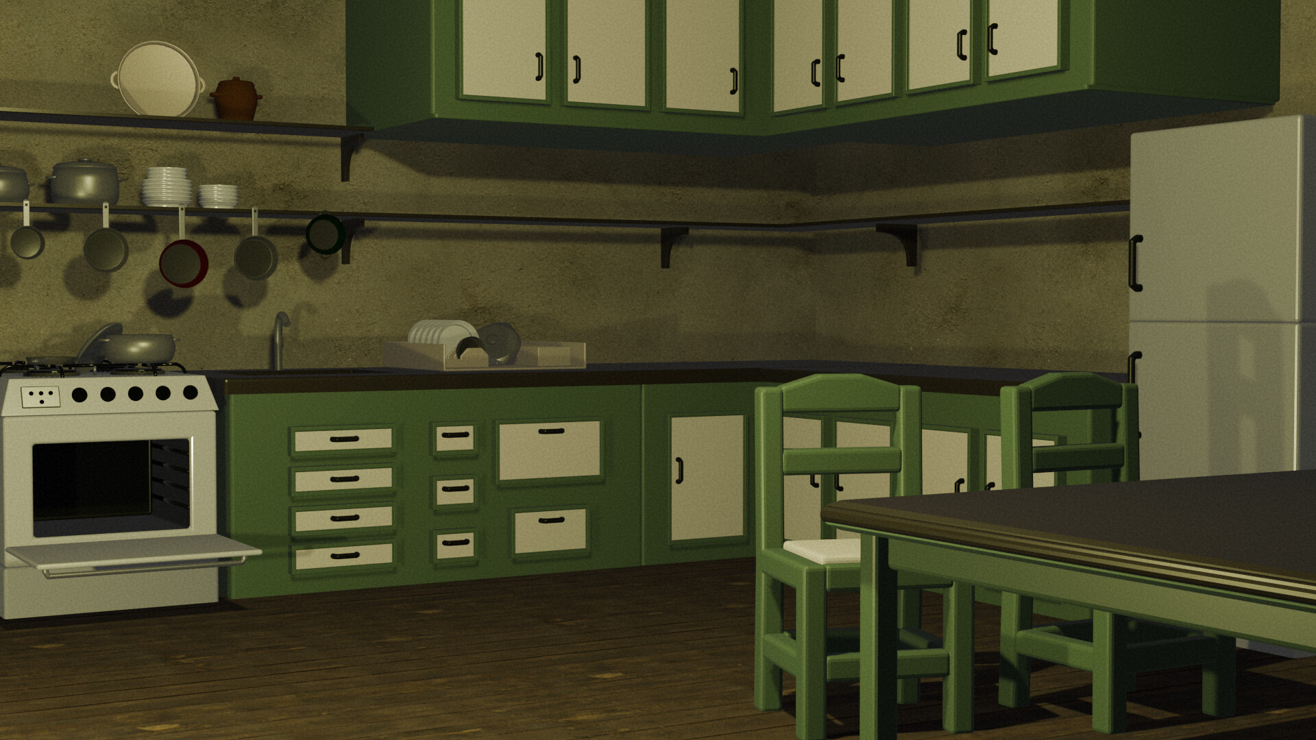 ArtStation - kitchen,