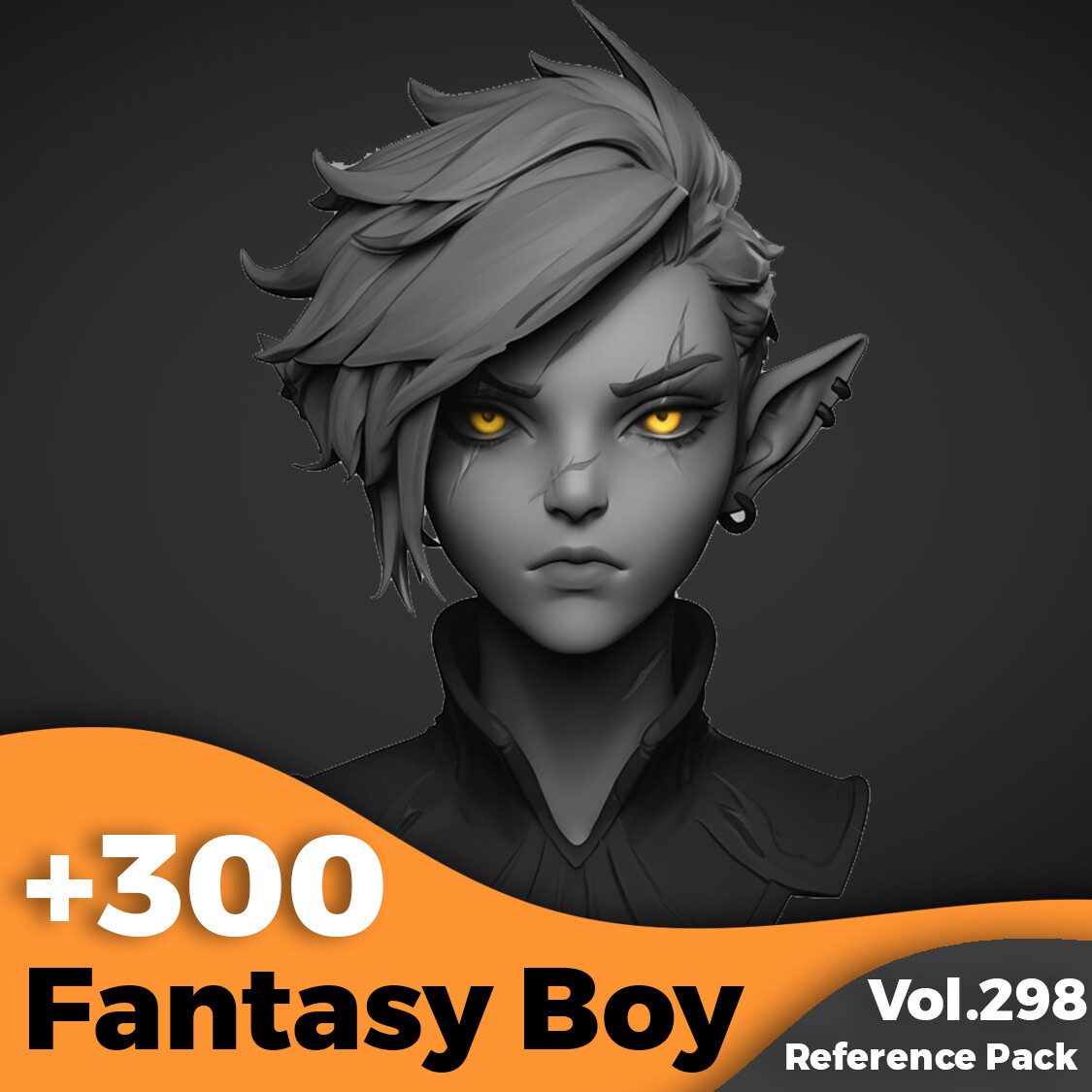 ArtStation - +300 Fantasy Boy Head Sculpt References Images(4k)