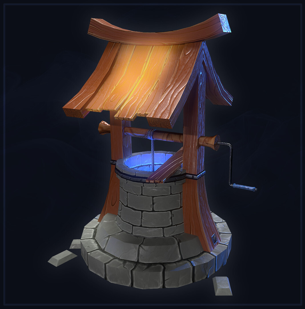 ArtStation - Stylized Well