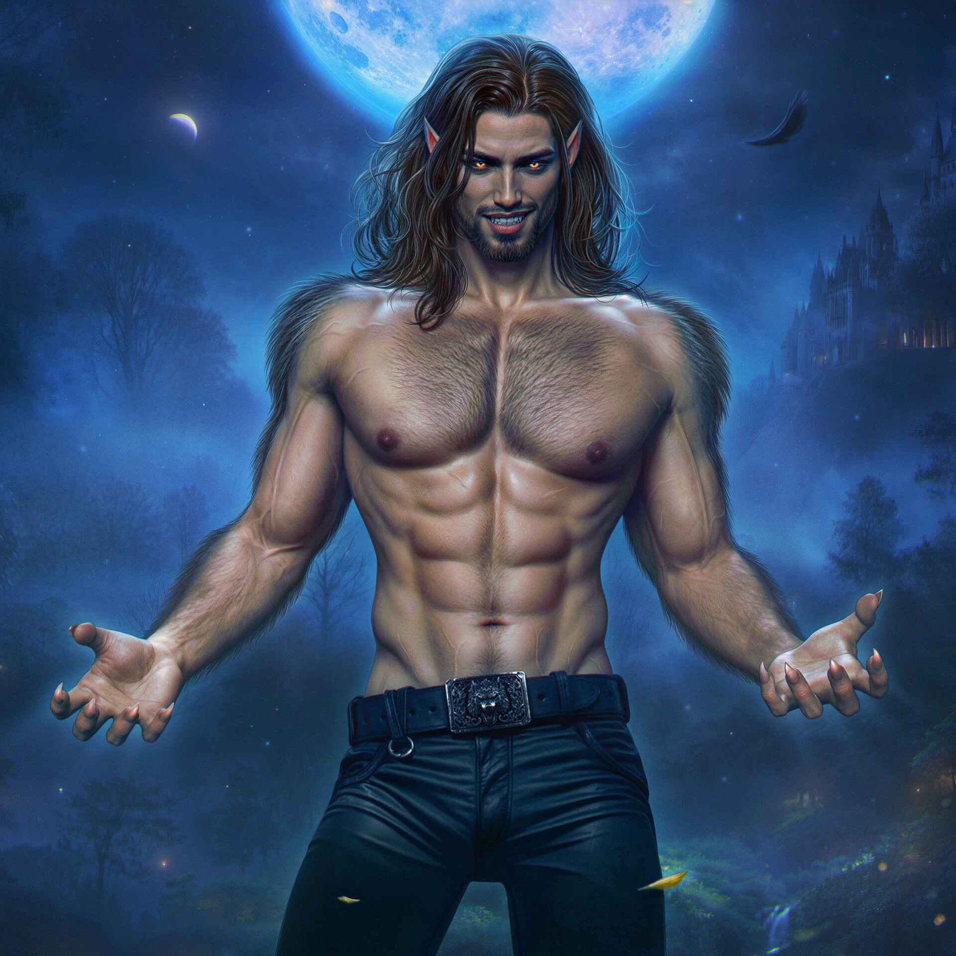 ArtStation - Black Werewolf