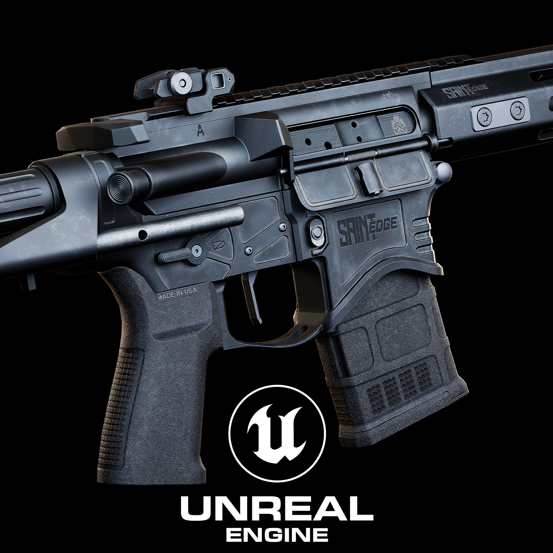 ArtStation - Springfield Saint Edge PDW AR-15 Pistol