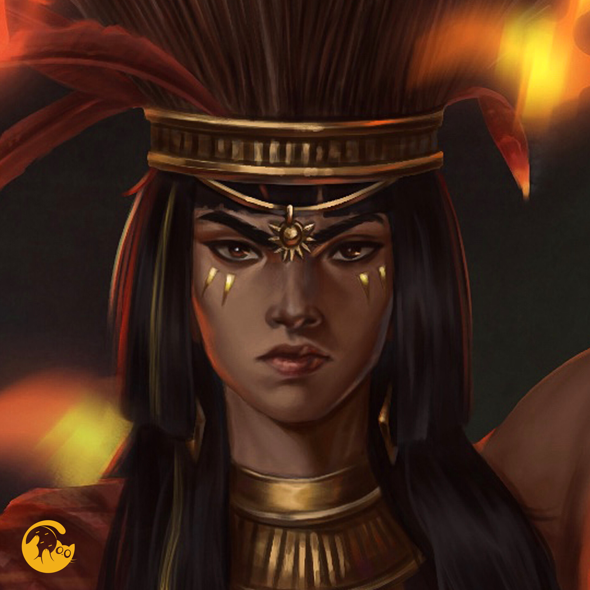 Artstation Pyromancer Character Design