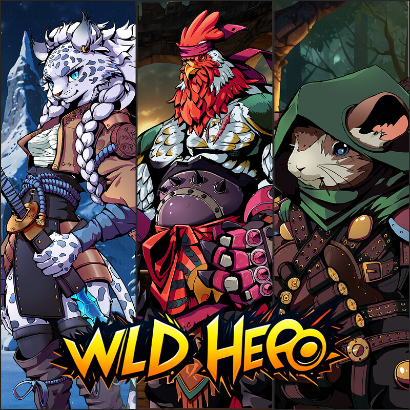 ArtStation - Character Project Wild Hero