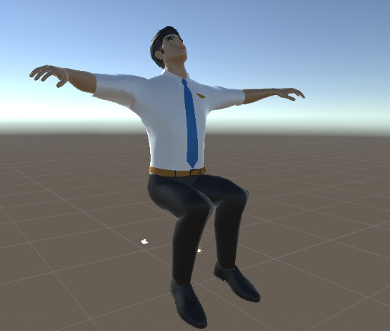 ArtStation - Pilot Character Design Low Poly - Unity