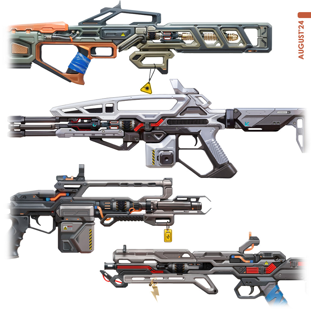 ArtStation - ENERGY ARMAMENTS. Weapons concepts