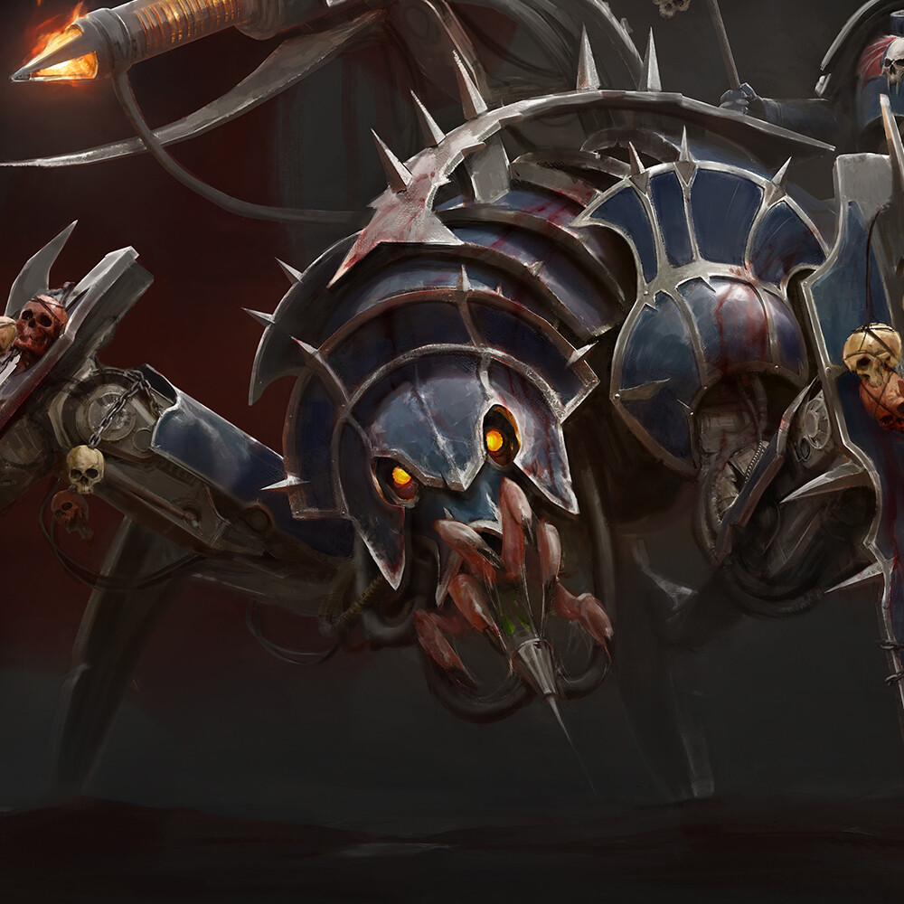 ArtStation - Night Lord's Lord Discordant - Warhammer 40k Commission