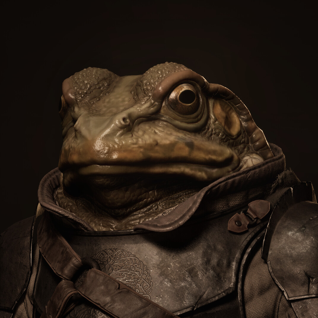ArtStation - The Frog warrior