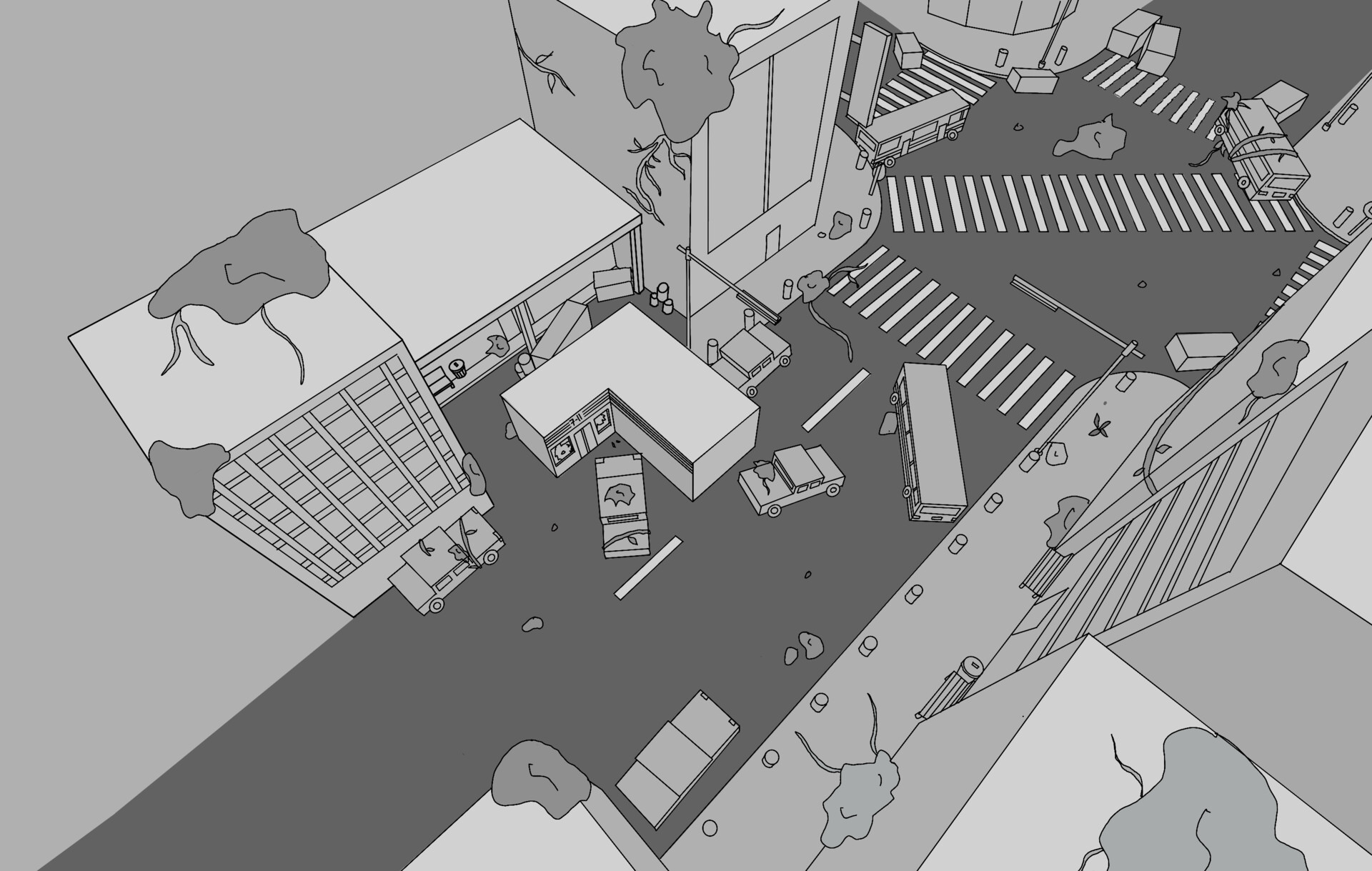 ArtStation - 3DAC3 CA1- Blocking (Level Design)