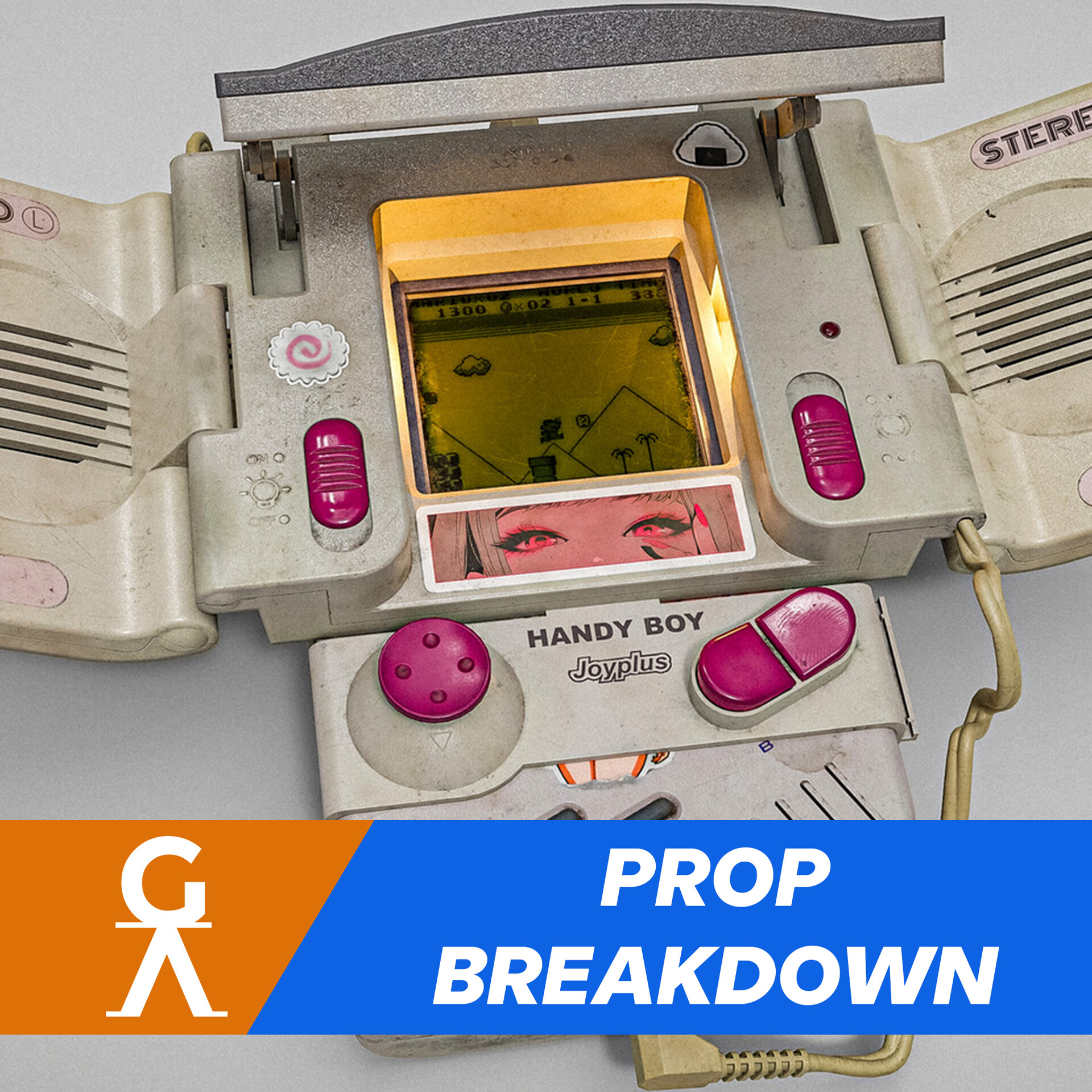 ArtStation - Nintendo GAME BOY 1989 - Prop Breakdown - Maksym Danko