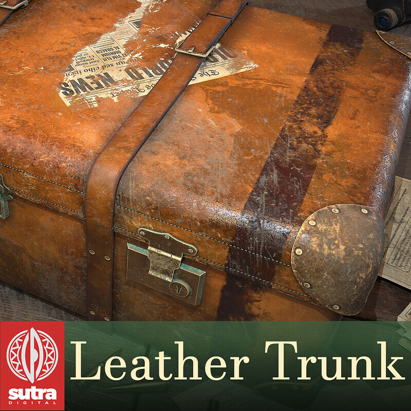 ArtStation - Leather Trunk