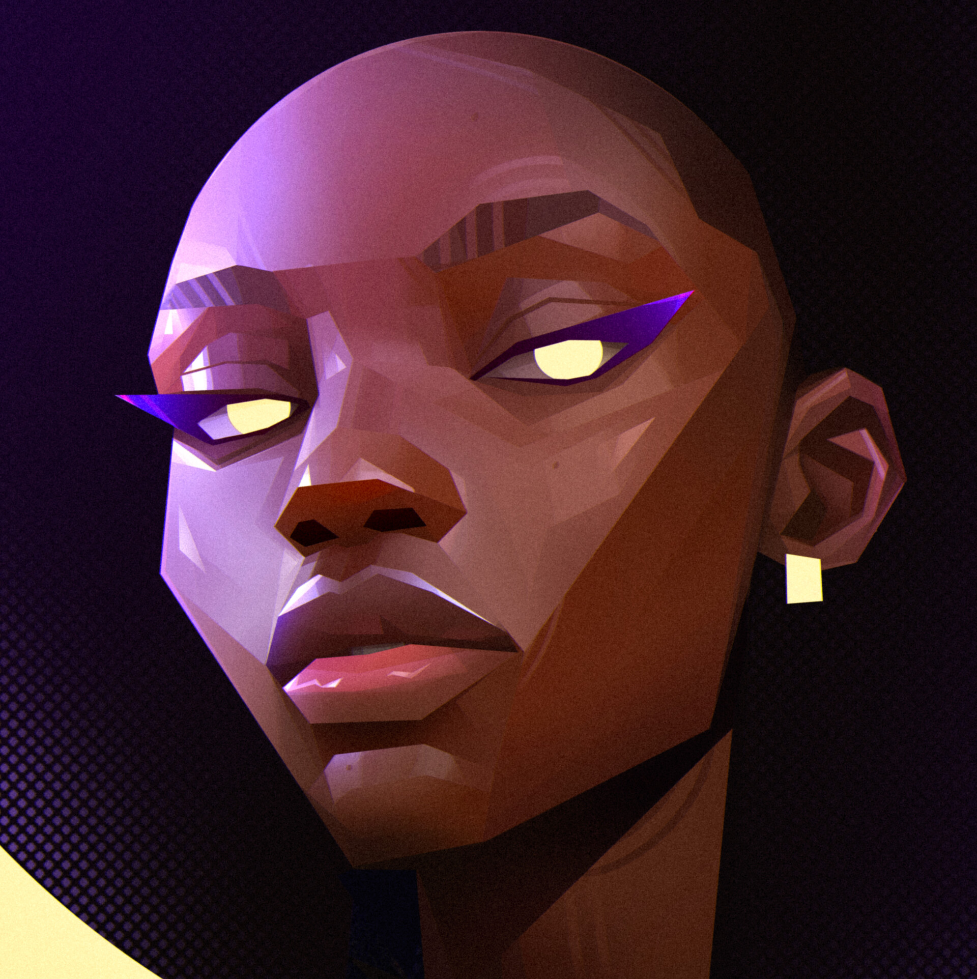 ArtStation - Disco purple 💜🪩💜