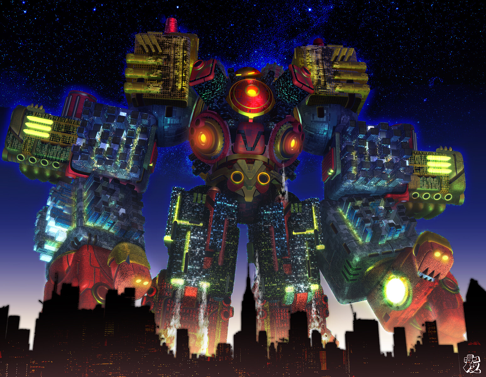 ArtStation - GALACTUS BUSTER! MARVEL FANART